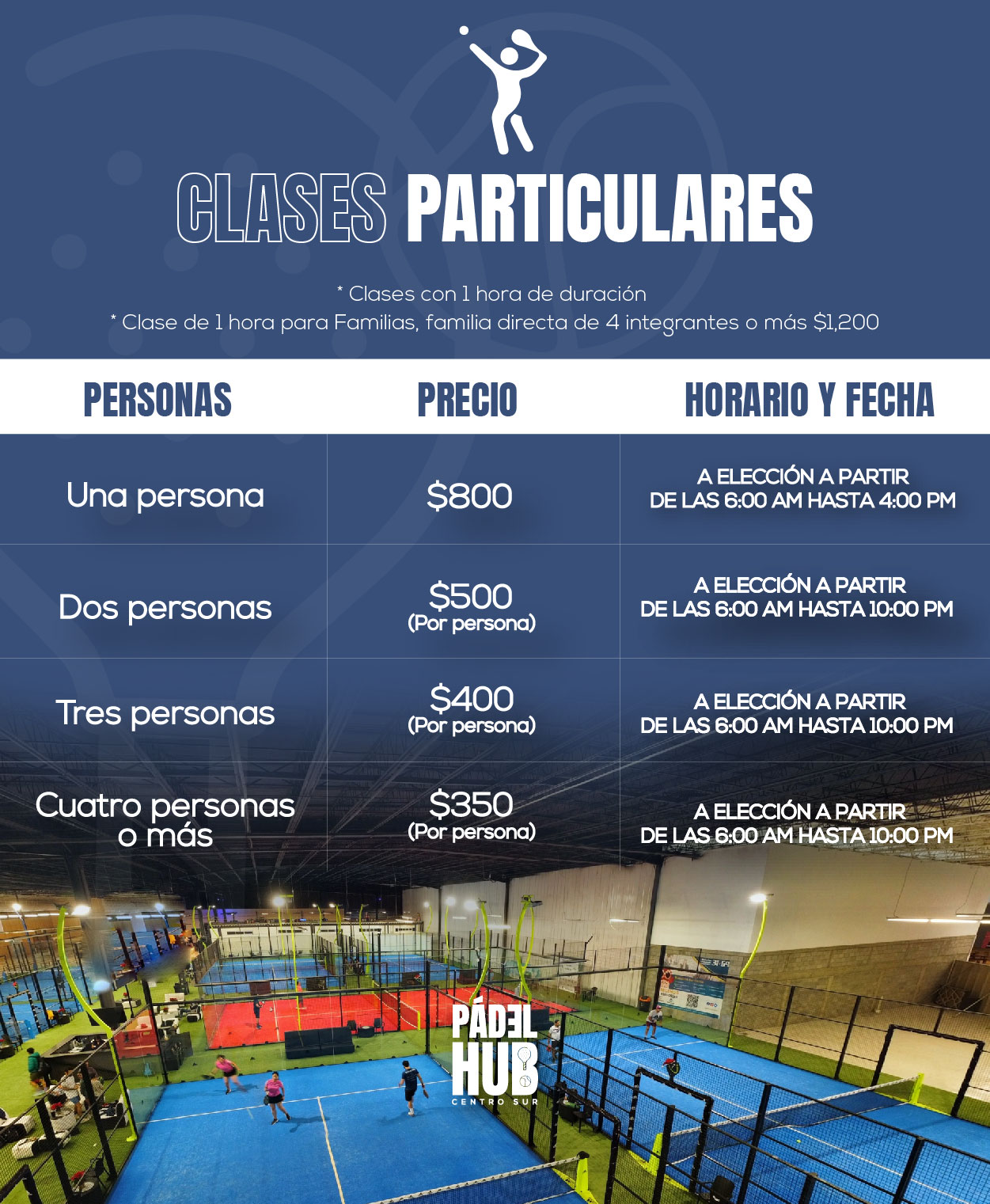 Servicios - Padel HUB